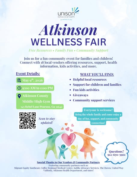 Atkinson Wellness Fair - Unison Behavioral Health